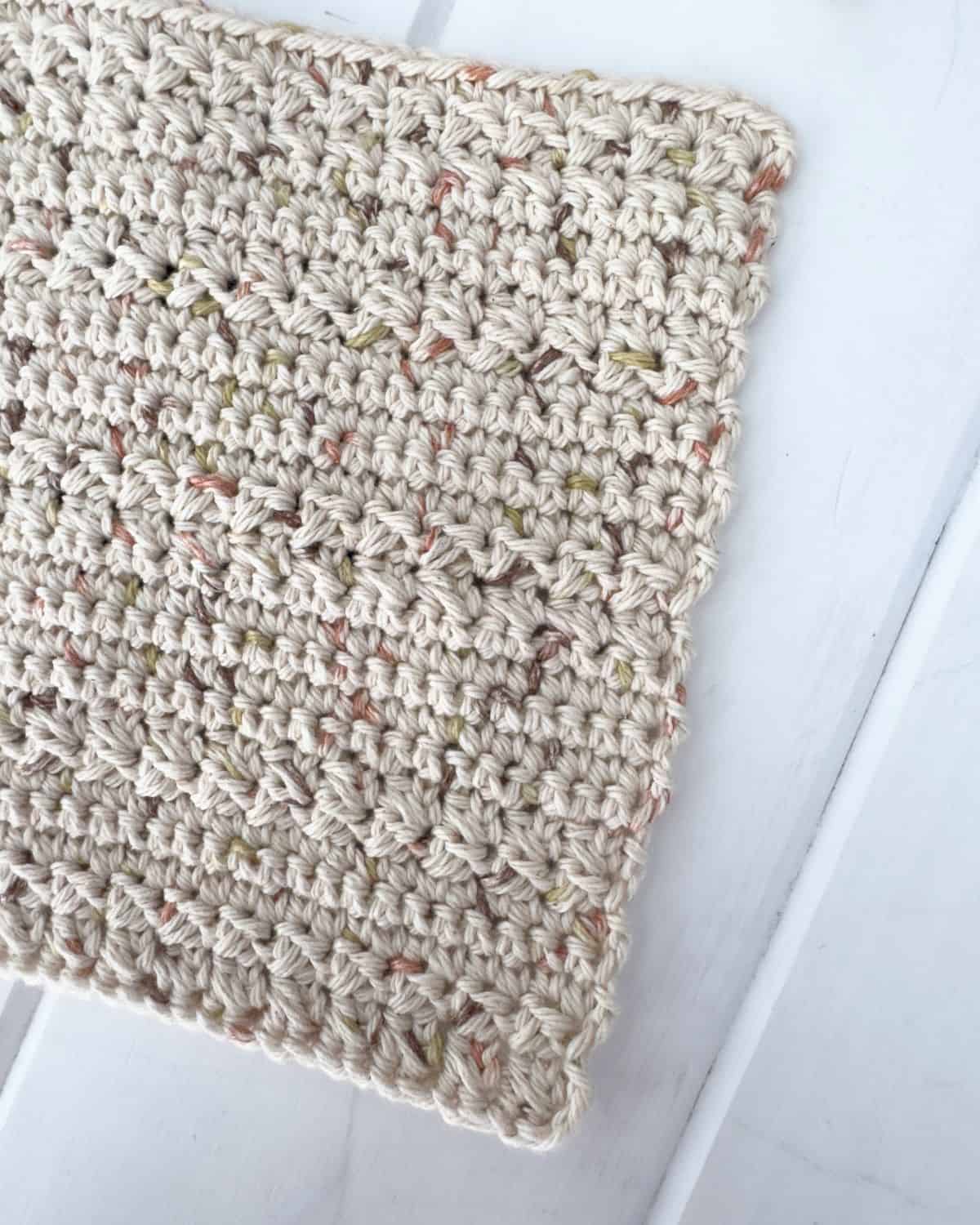 Crochet The Simply Textured Dishcloth: Free And Easy Pattern